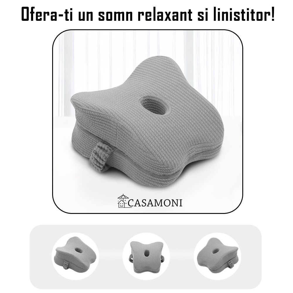 Perna ortopedica pentru genunchi si picioare 4D din spuma cu memorie ...