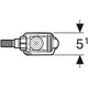 Robinet flotor Geberit tip 333, racord de apa lateral, 3/8", niplu din ...