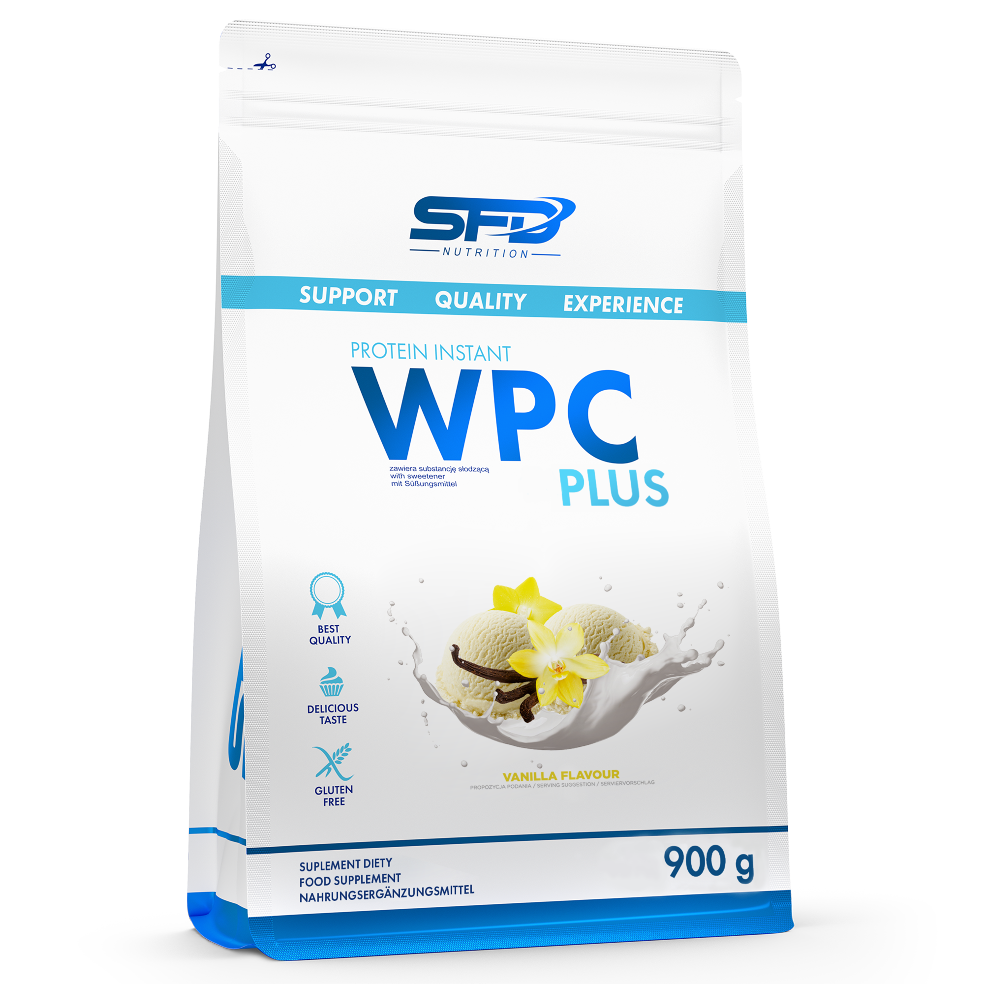 Proteina SFD Wpc Protein Plus 900g Ciocolata Alba - eMAG.ro