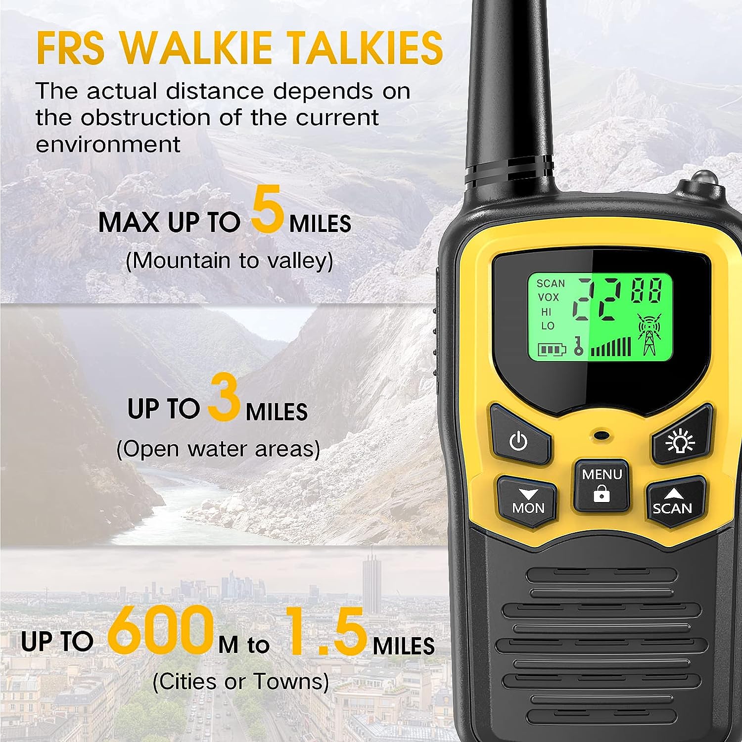 Set 4x Statie Radio Portabila Emisie Receptie, Walkie Talkie MOSMAOO ...