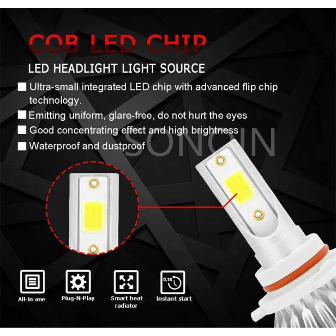 Set 2 led H1 plug & play 6000K 36W lumina alb pur, fara canbus - eMAG.ro
