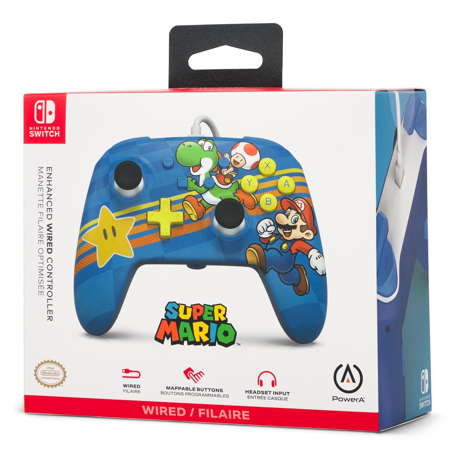 PowerA, Kontroller, Enhanced Wired, Nintendo Switch, Mario: Mushroom ...