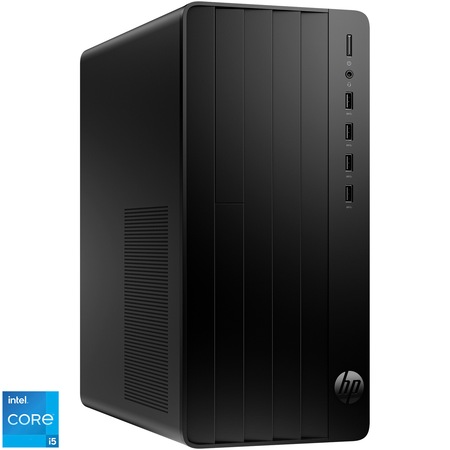 Desktop PC HP Pro Tower 200 G9 cu procesor Intel Core i5-12500 pana la 4.6 GHz, 16GB DDR4, 512GB ...