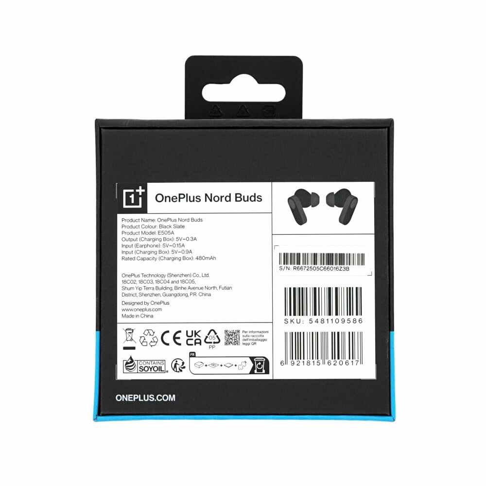 Casti wireless OnePlus Buds Nord TWS L1640, Negru - eMAG.ro