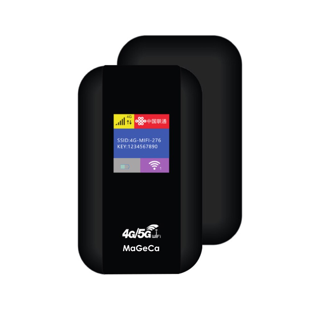 Router wireless MaGeCa® MF880S, 4G LTE, 150 Mbps, Ecran color, Baterie ...