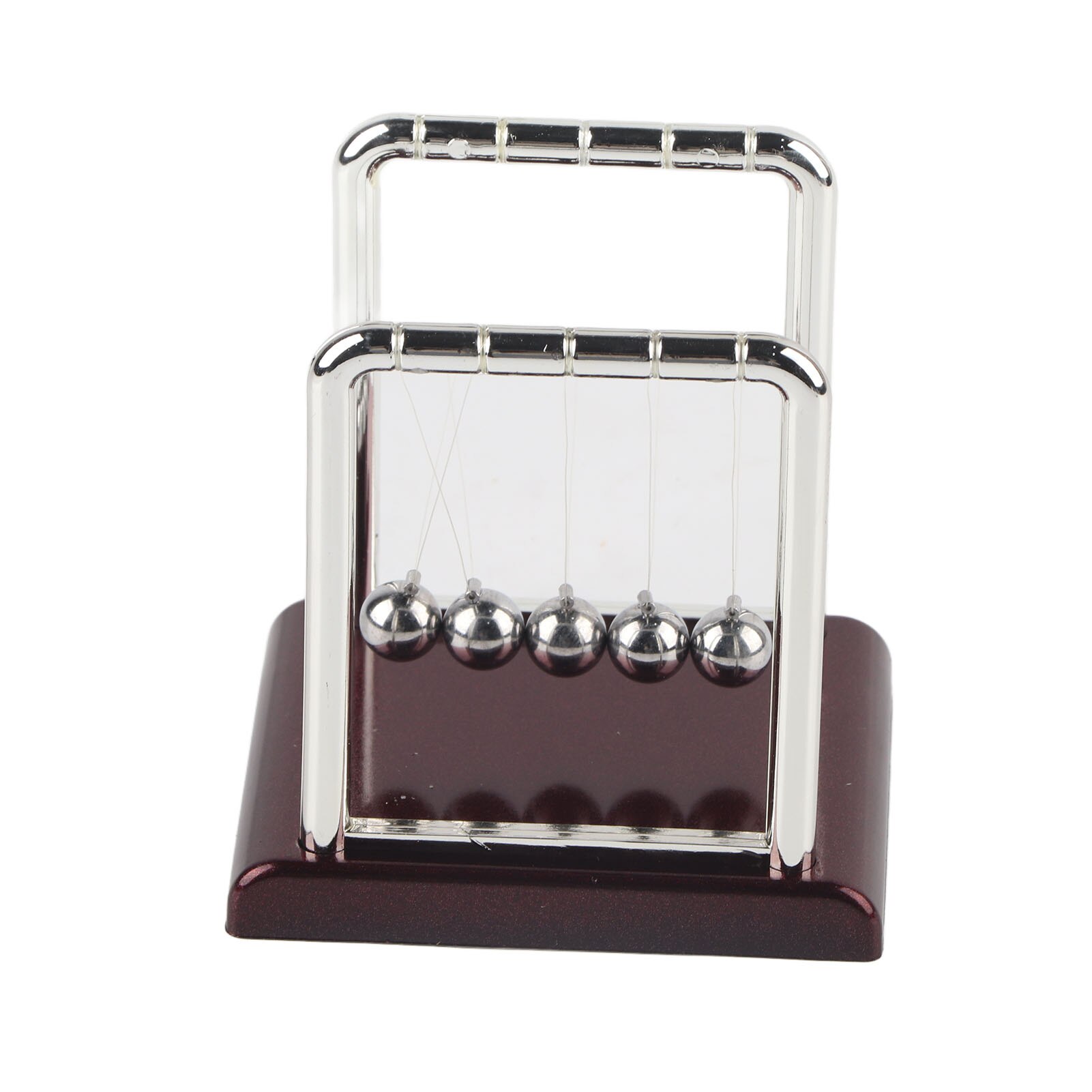 Pendulul lui Newton, ABS/Metal, Maro/Argintiu - eMAG.ro