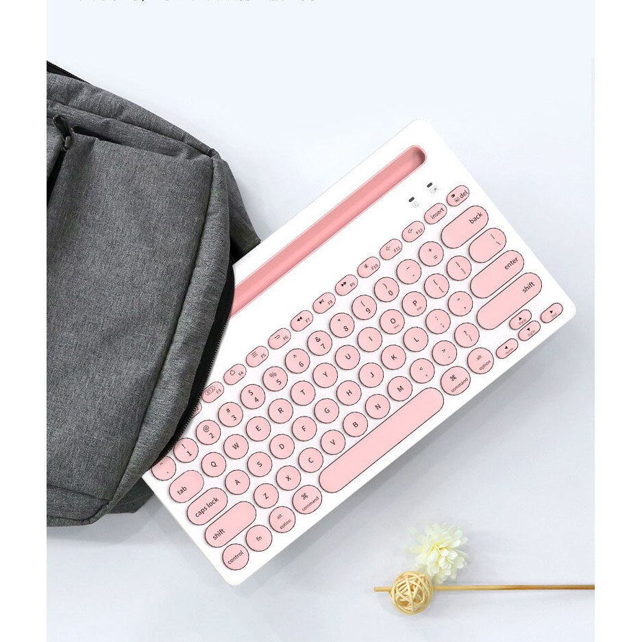 Tastatura FD IK3381T, Bluetooth 2.4G Wireless USB, pentru ipad iphone ...