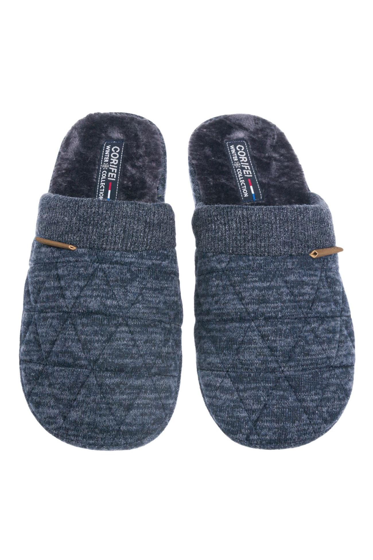 Papuci de Casa Barbati, Bleumarin, 43-44 EU - eMAG.ro