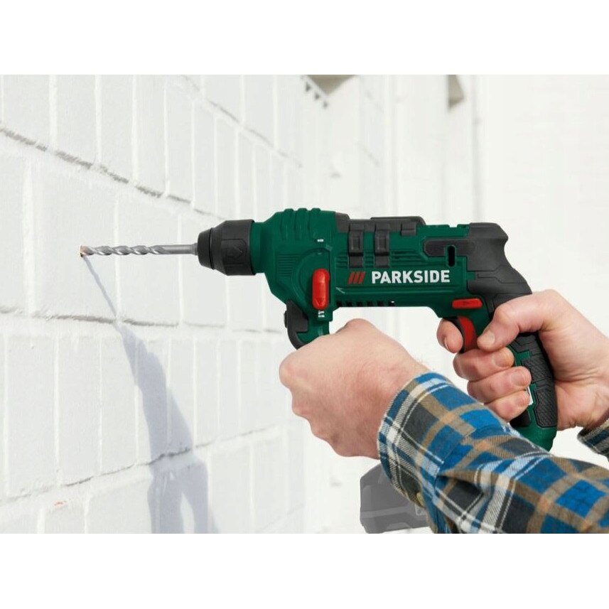 Ciocan rotopercutor PARKSIDE PABH 20-Li D4, 900 RPM, mandrina SDS-Plus ...