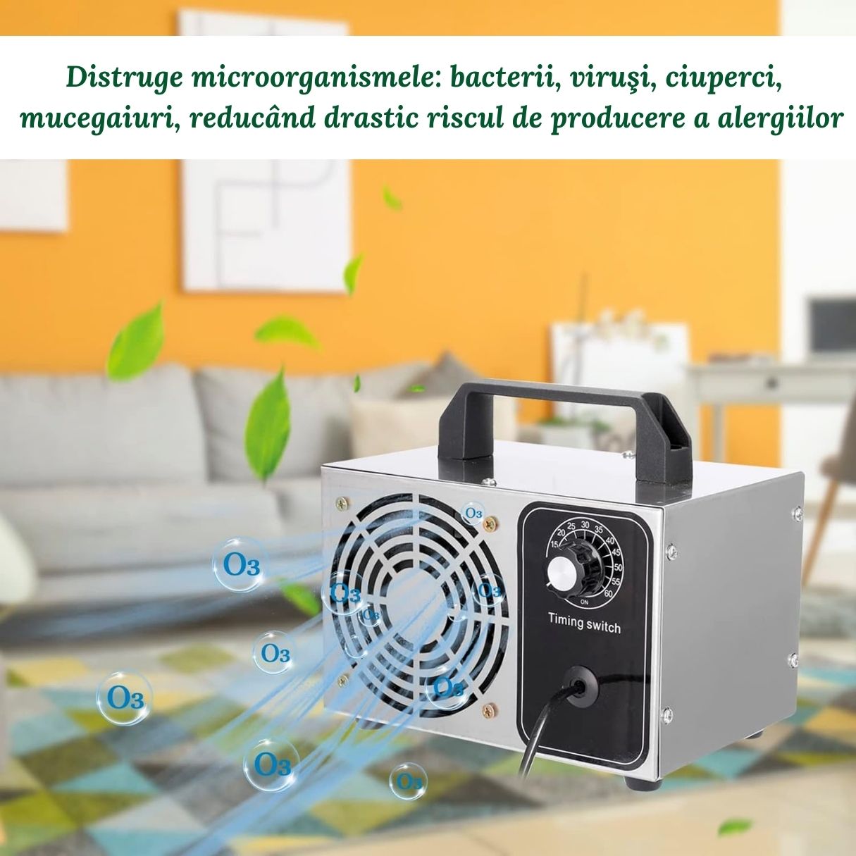 Generator Ozon eMozi 28.000 mg/h: Purificare Avansata, lasand un aer proaspat ca dupa ploaie ...