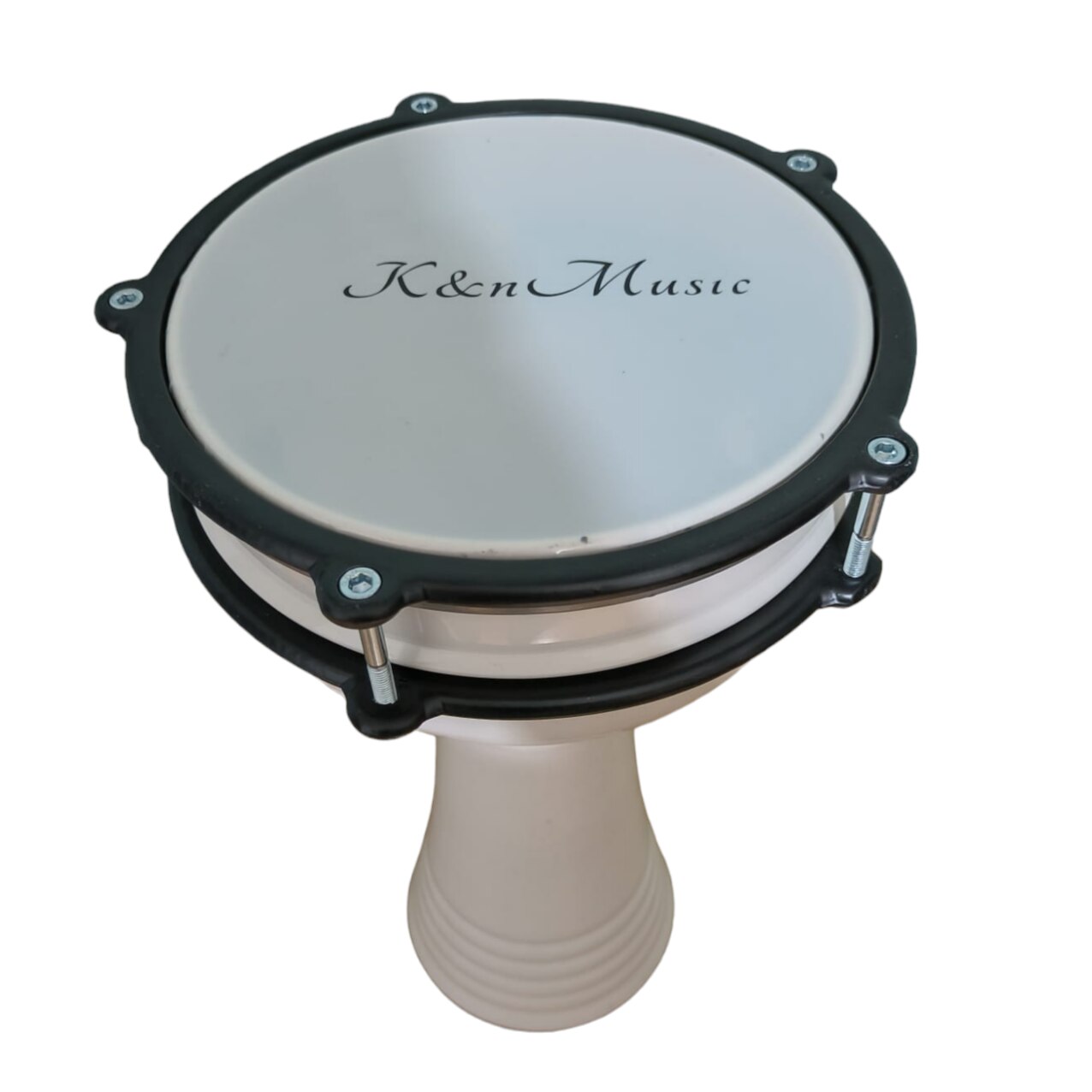 Tarabana Darbouka Alb Cu Chimbal Dimensiune 21 cm x 40 cm - eMAG.ro