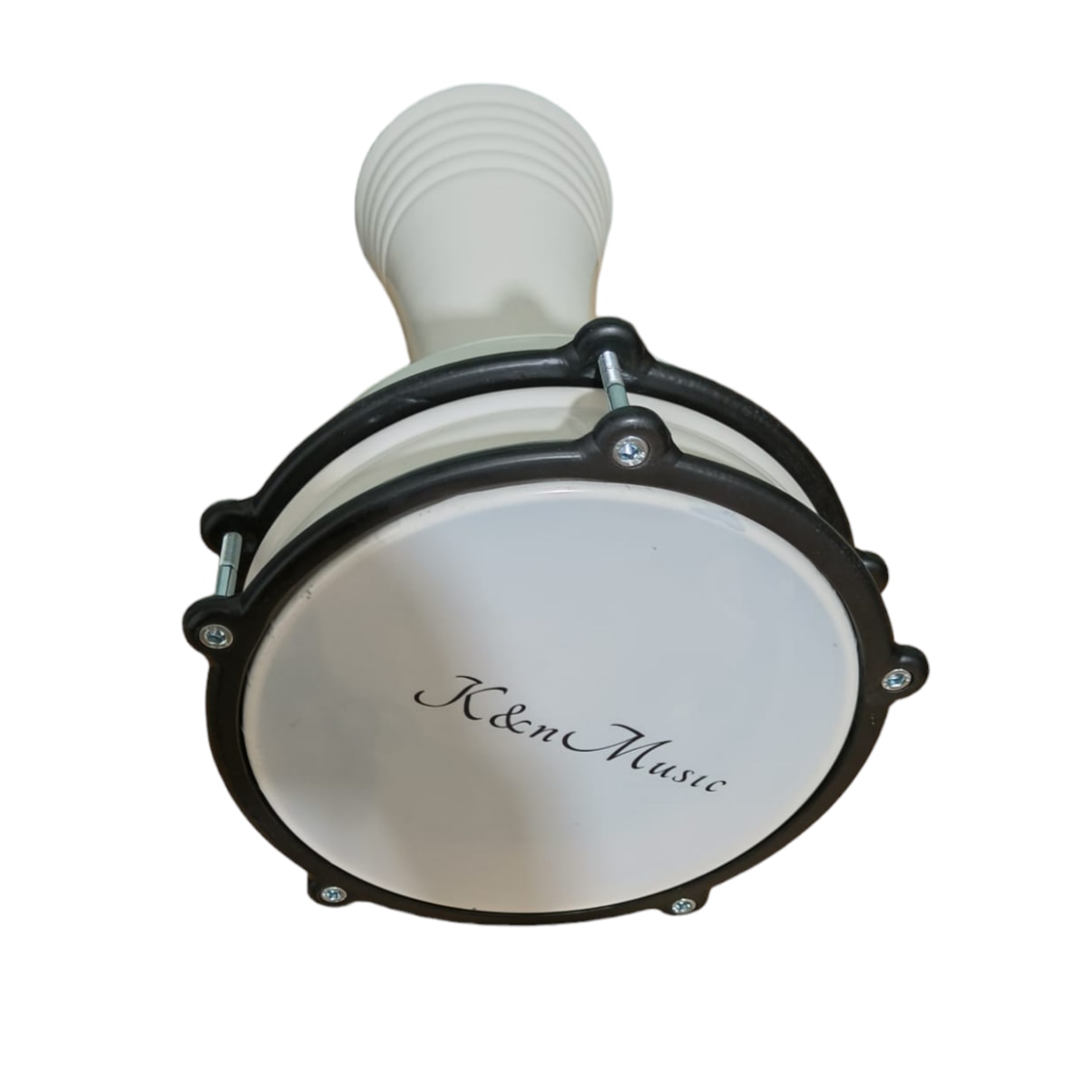 Tarabana Darbouka Alb Cu Chimbal Dimensiune 21 cm x 40 cm - eMAG.ro