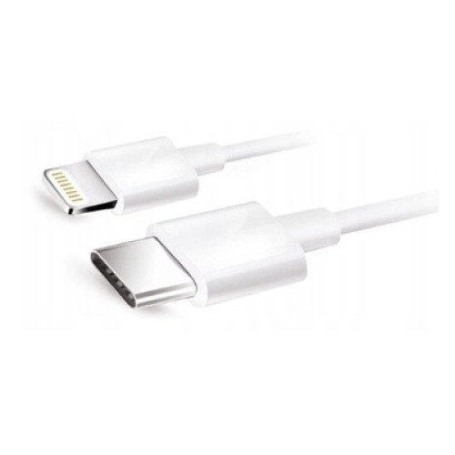 Set Incarcator Retea Si Cablu Apple Usb C Lightning 1 M 20 W Alb