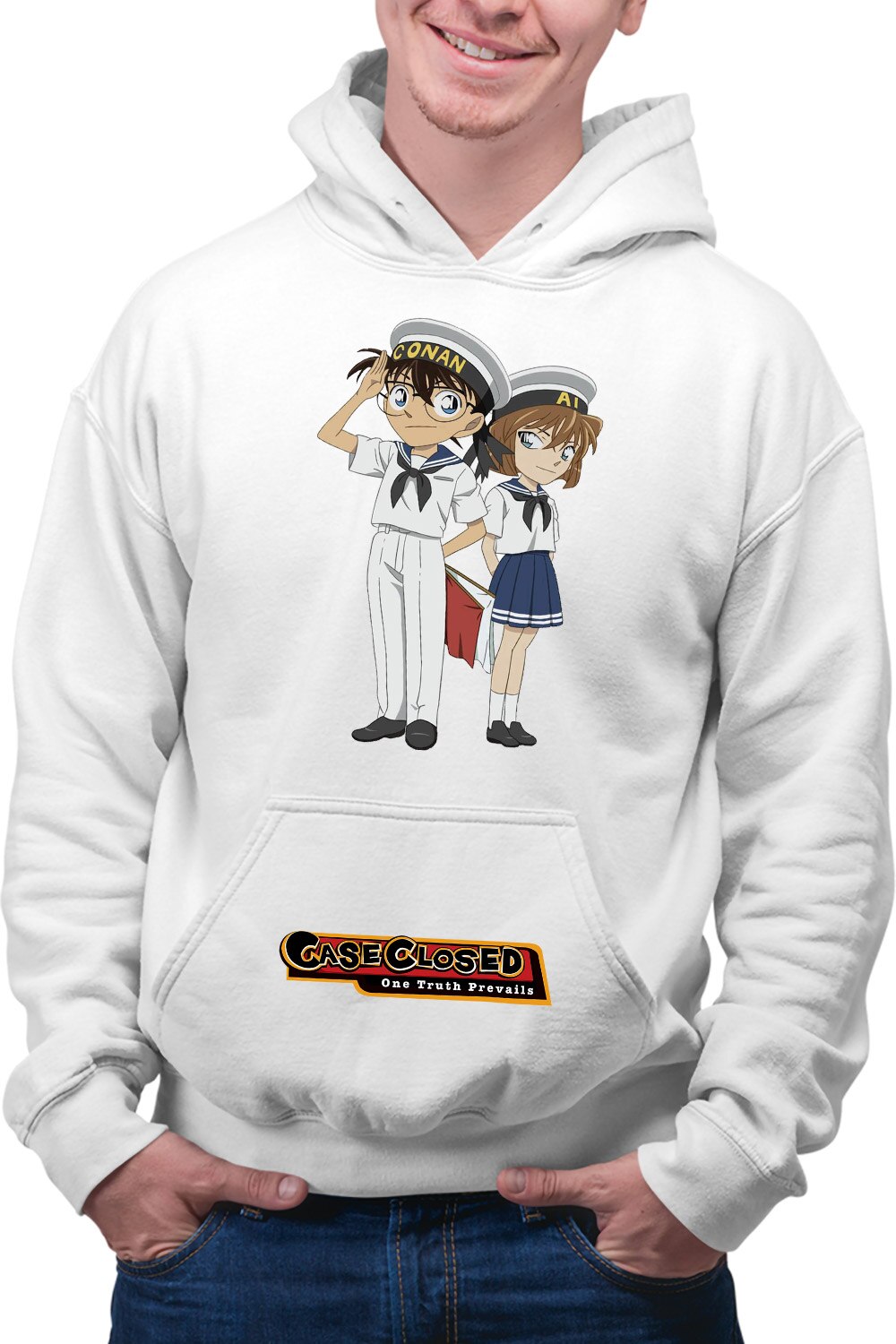 Hanorac Barbati Case Closed Jimmy Kudo Ai Haibara Kogoro Mouri Thriller ...