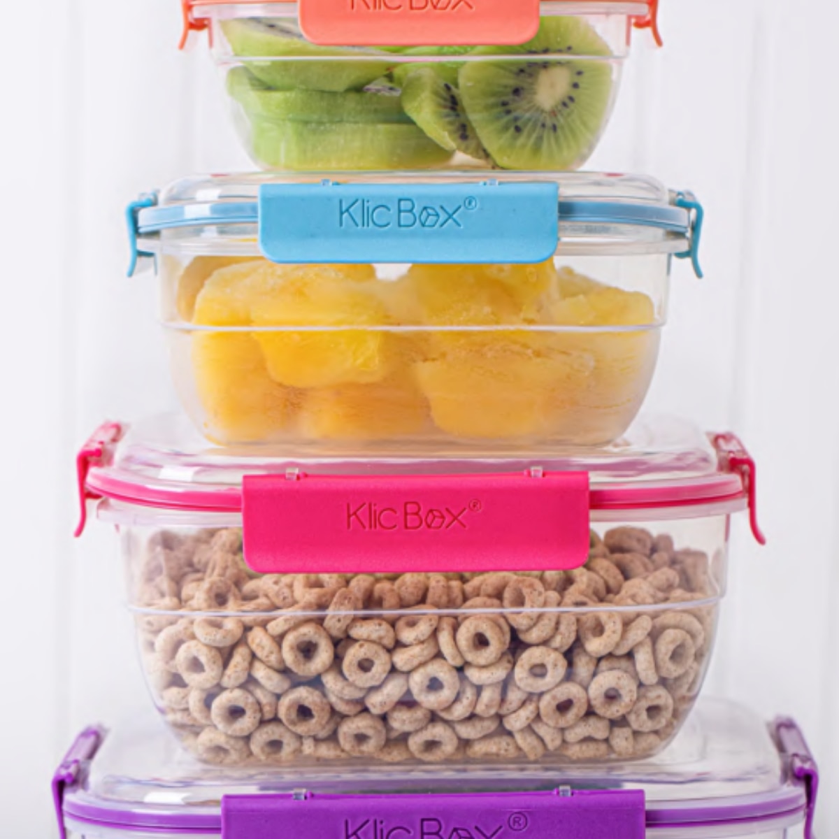 Комплект от 4 гювечета с капак, херметично затваряне, без BPA, 400 ml ...