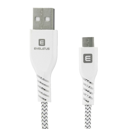 CAblu de date micro-USB EDC03 alb 1m L200 - eMAG.ro