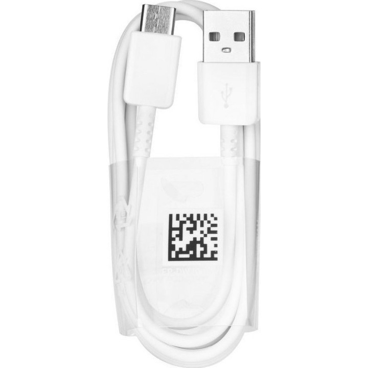 Cablu Incarcator telefon, Samsung, Incarcare rapida, USB-C, 1.5 m, Alb ...