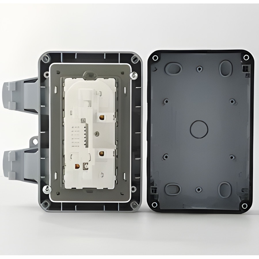 Priza dubla exterior, Model Standard European, 250V/16A, IP66 ...