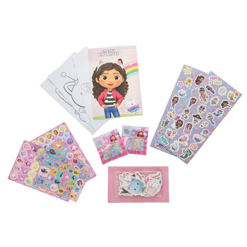 Set de 500 stickere pentru copii, personaj Gabby's Dollhouse, cu fise ...