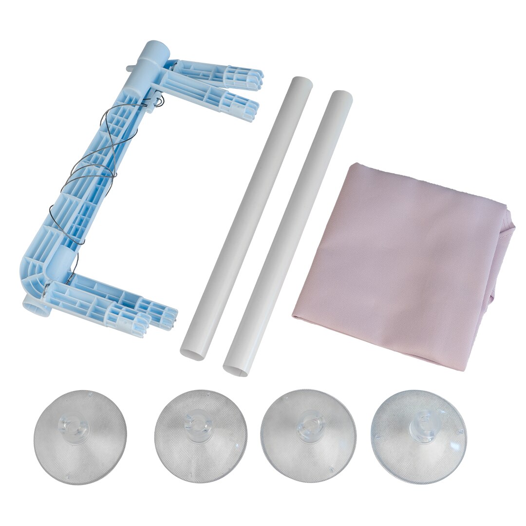 Hamac pentru pisici, Sarsaila, cu ventuze, pentru geam, mov, 55x30 cm ...