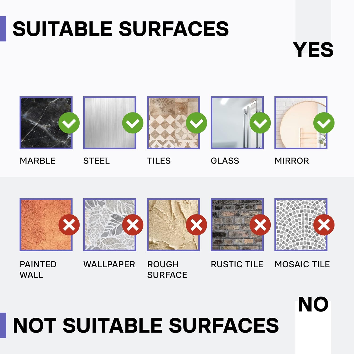 Raft de dus Kincmax, nu necesita gaurire, din otel inoxidabil, raft ...