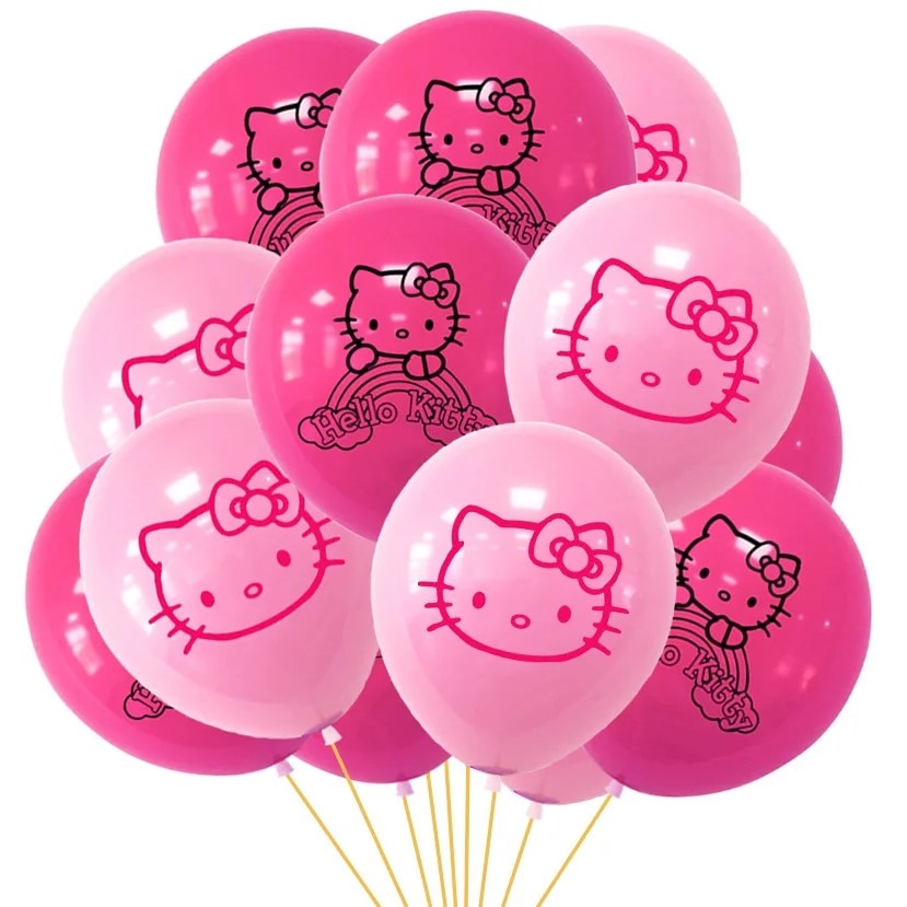 Set 13 baloane de latex, tema Hello Kitty, Wow Shop - eMAG.ro