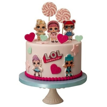 Set 19 decoratiuni pentru tort, Multicolor - eMAG.ro