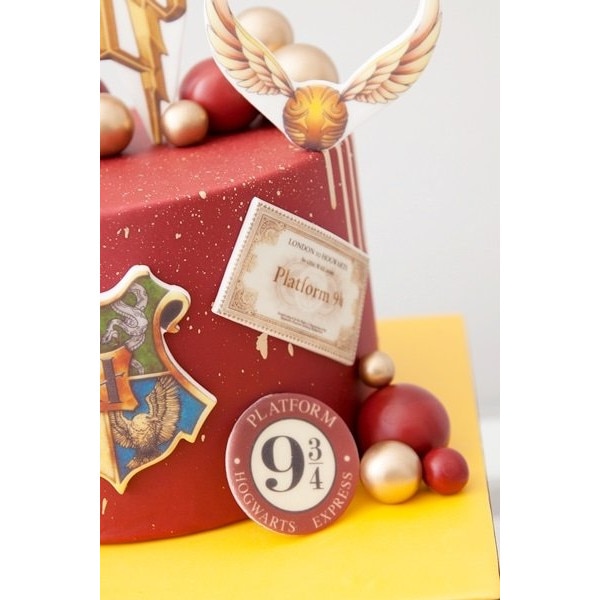 Set 7 decoratiuni tort Harry Potter, Multicolor - eMAG.ro