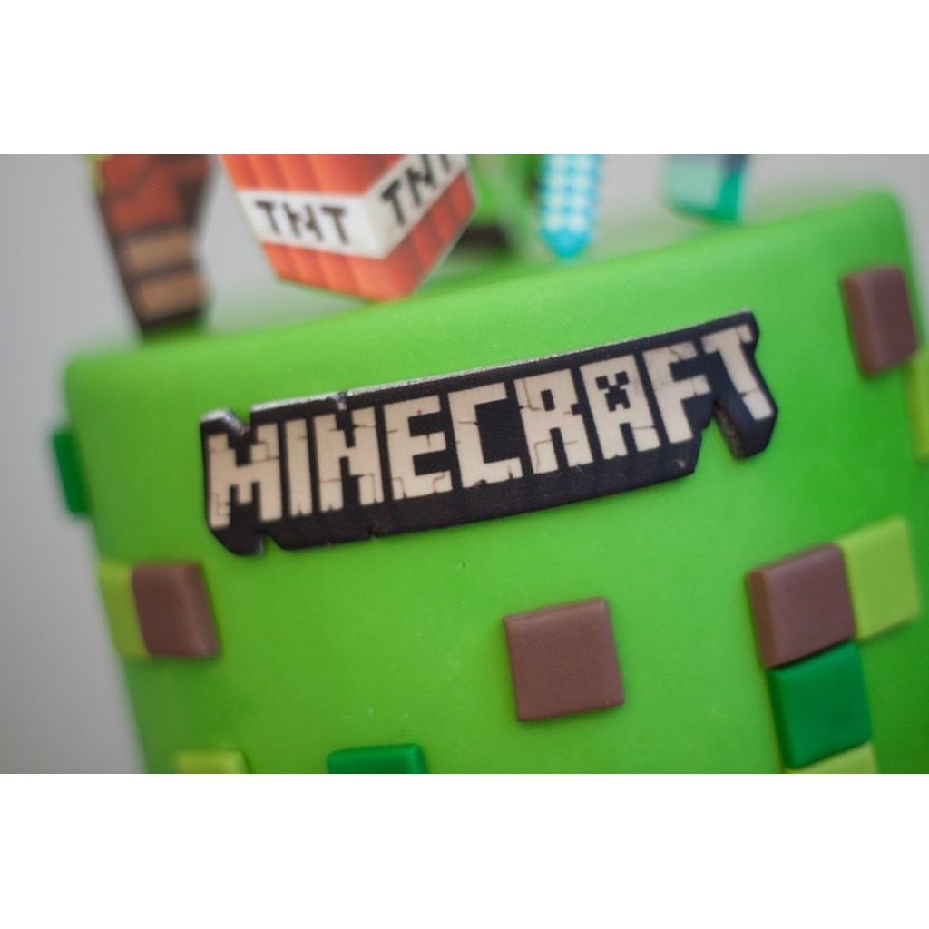 Set 21 decoratiuni pentru tort, Minecraft - eMAG.ro