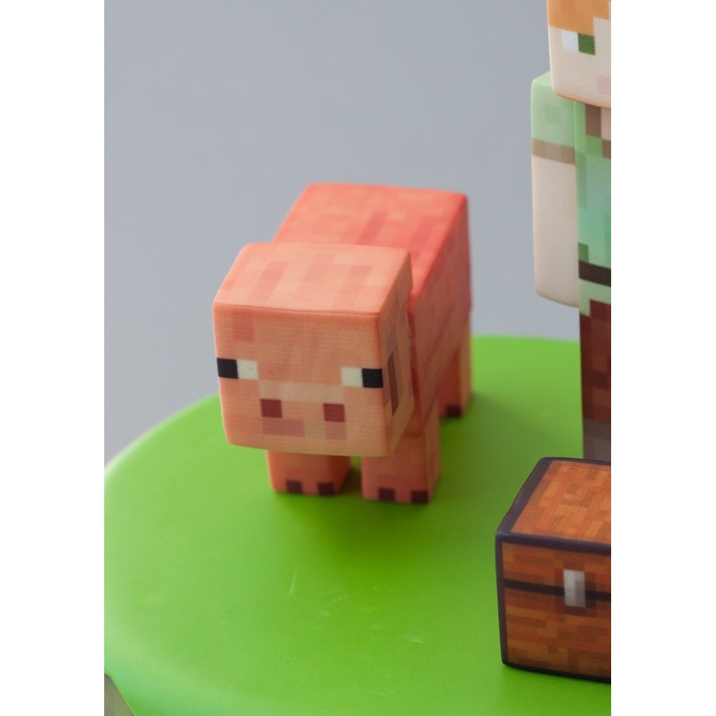 Set 6 decoratiuni pentru tort, MINECRAFT II - eMAG.ro