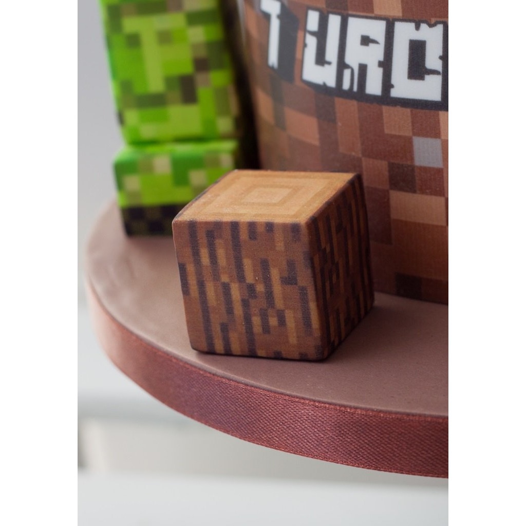 Set 6 decoratiuni pentru tort, MINECRAFT II - eMAG.ro