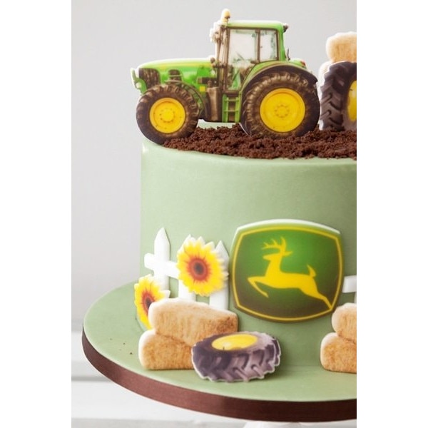 Set 16 decoratiuni pentru tort, Ferma, Multicolor - eMAG.ro