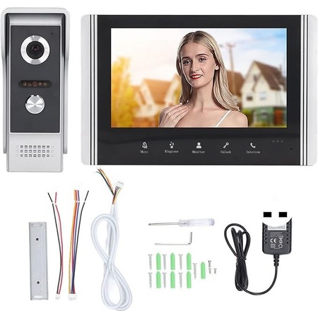 Interfon Video cu Monitor interior, sonerie video inteligenta, viziune ...