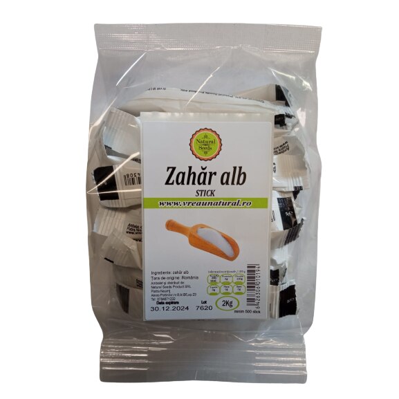 Zahar alb set 500 stick, Natural Seeds Product, 2Kg - eMAG.ro