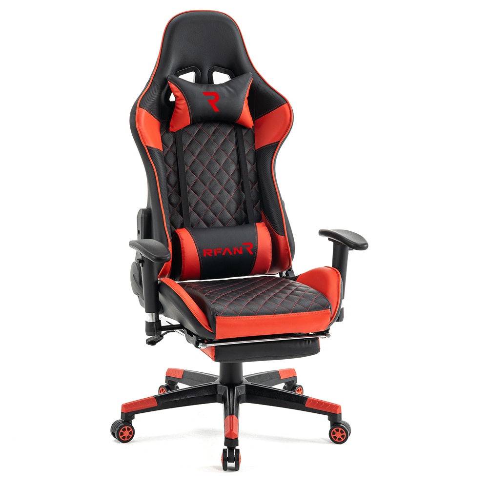 Scaun de gaming, GalacticGlide, WF-6039, Rosu/Negru - eMAG.ro