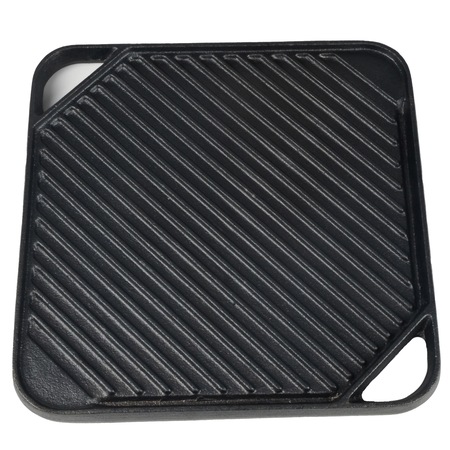 Placa din fonta cu doua fete, Milestone66, 26 x 26, Negru - eMAG.ro