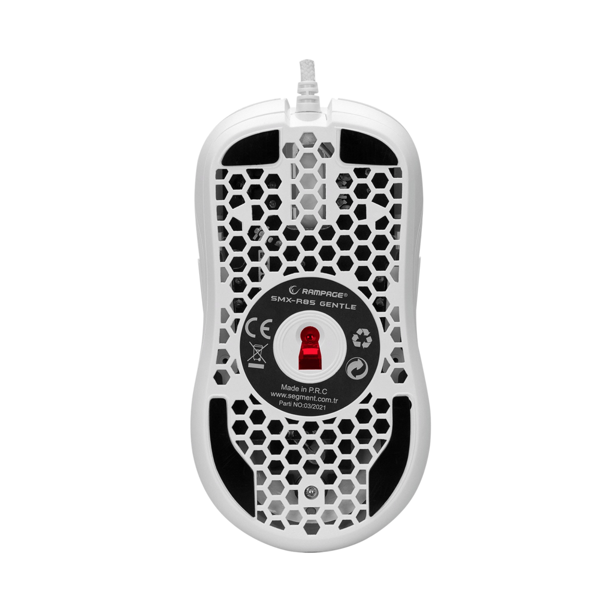 Mouse Gaming Rampage SMX-R85 GENTLE, 6400 DPI, Iluminare RGB, Ultra ...