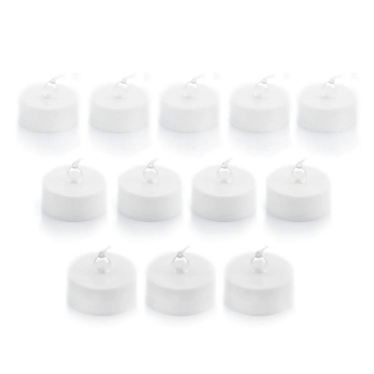 Set de 12 lumanari electrice cu LED, efect de flacara reala, lumina ...