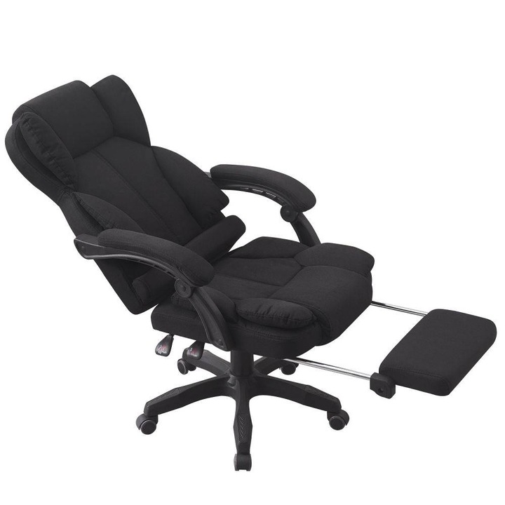 Scaun directorial, suport picioare, functie recliner, SIB 818, Material ...