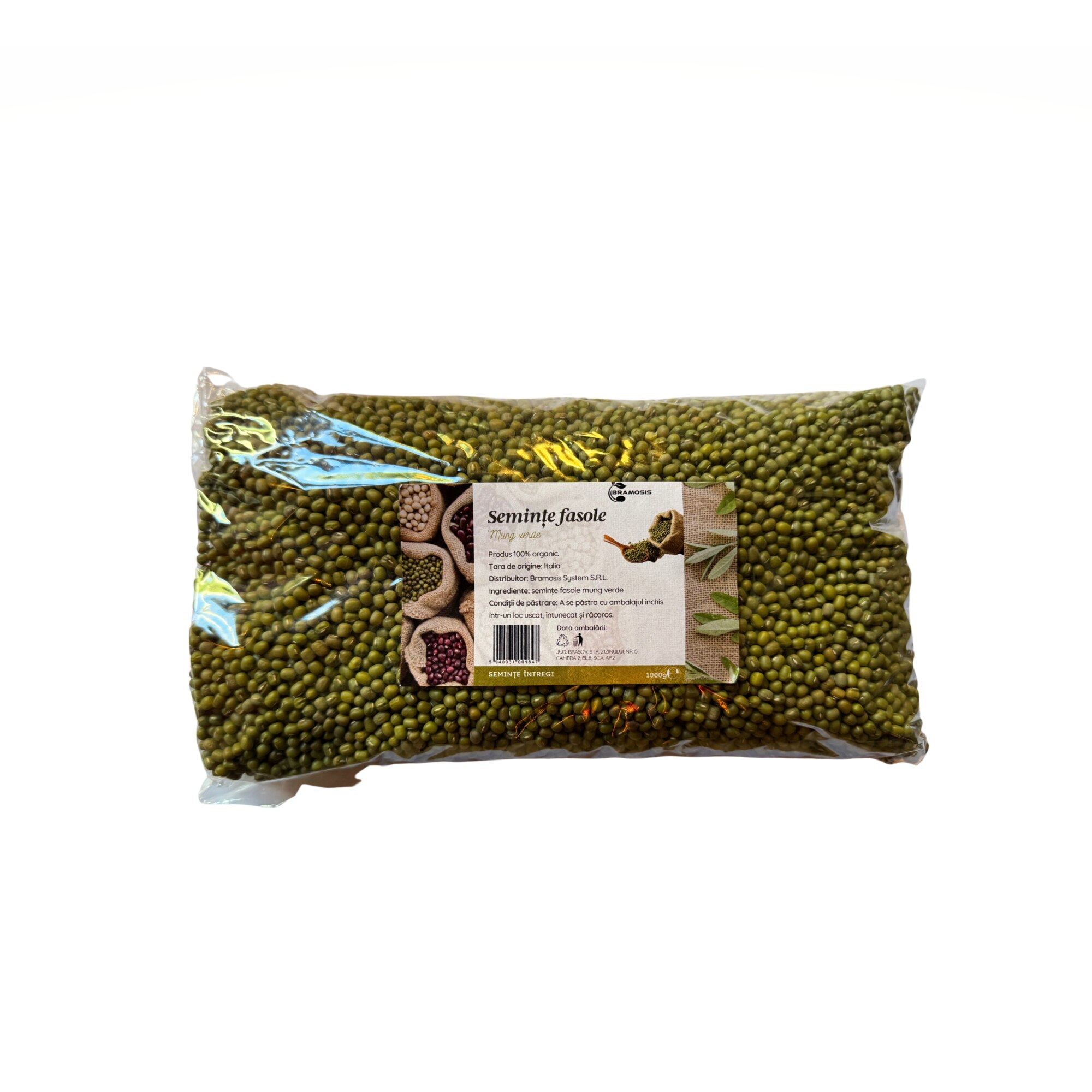 Seminte Fasole Mung Verde Microplante, Bramosis, 1Kg - eMAG.ro