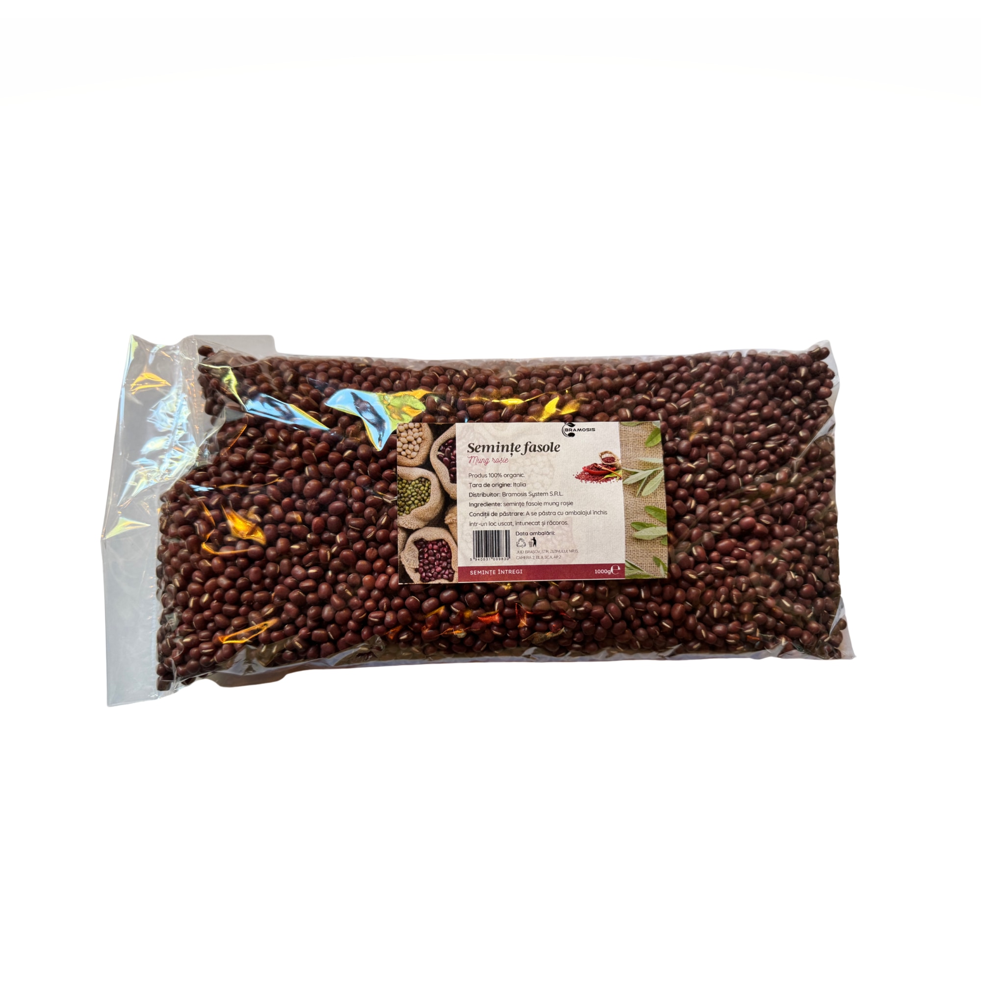 Seminte Fasole Mung Rosie Microplante, Bramosis, 1Kg - eMAG.ro