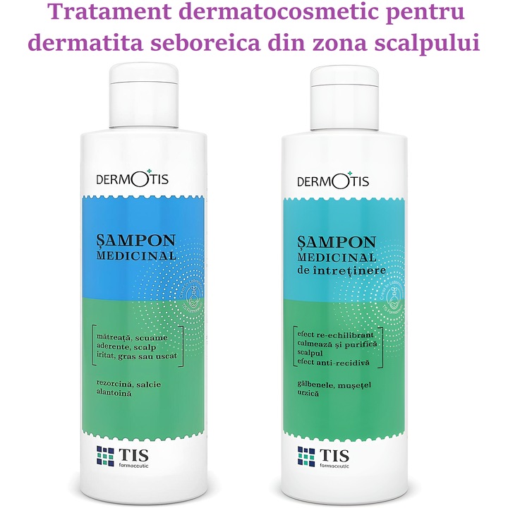 Kit sampoane medicinale tip tratament si intretinere, pentru dermatita ...