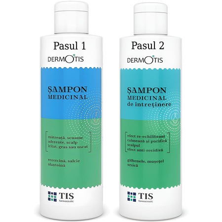 Kit sampoane medicinale tip tratament si intretinere, pentru dermatita ...