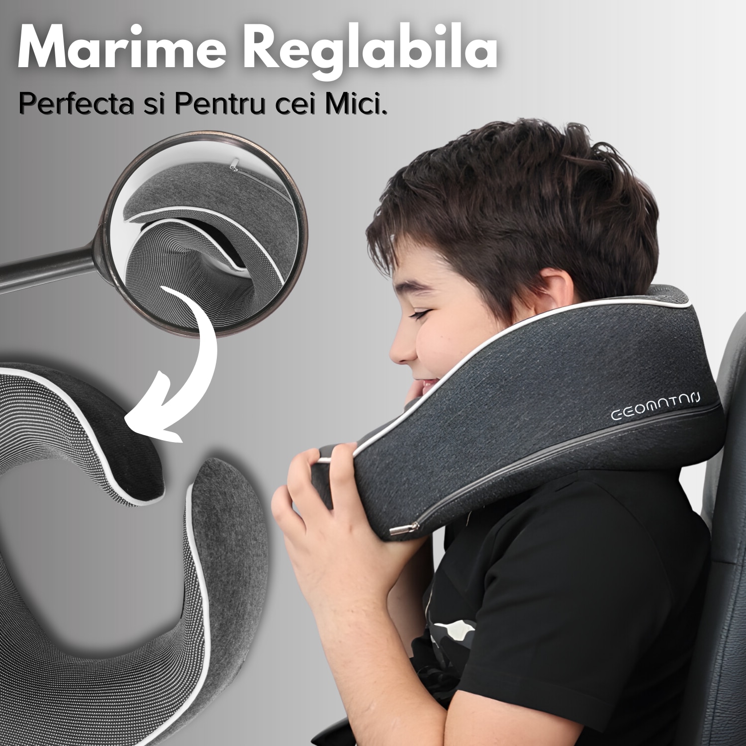 Perna de Calatorie pentru Gat, pentru Avion si Masina, din Spuma cu ...