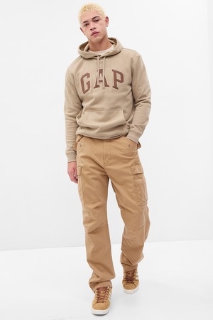 GAP, Pantaloni cargo relaxed fit, Caramel, W36-L32 - eMAG.ro