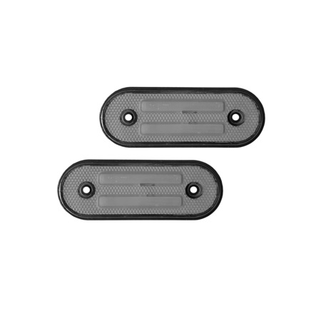 Lampa gabarit catadioptru cu LED 12V/24V, set 2buc - Alb Dungi - eMAG.ro