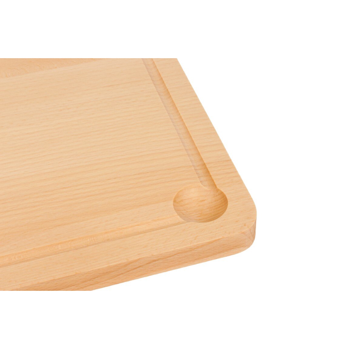 Tocator bucatarie, Woodcarver, Lemn fag, 45x30x2 cm, Maro - eMAG.ro