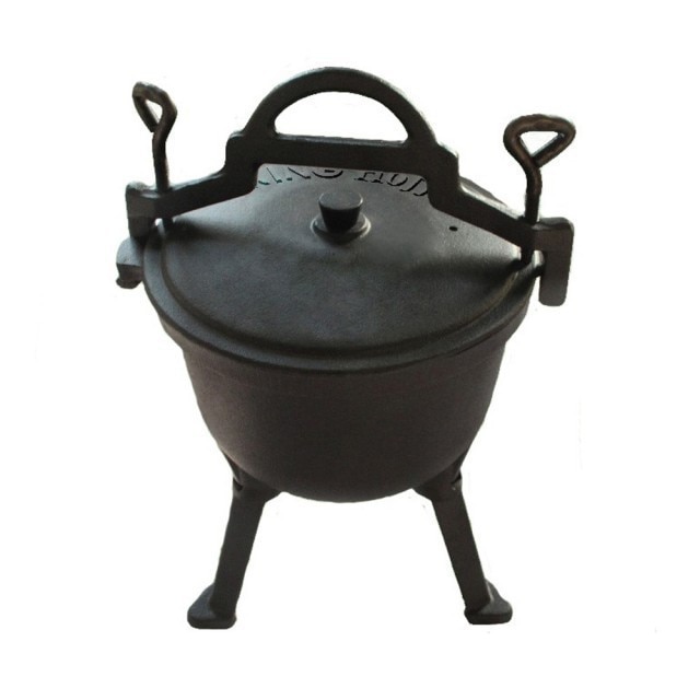 Ceaun din fonta pura KingHoff, capacitate 8 litri, diametru 32 cm ...