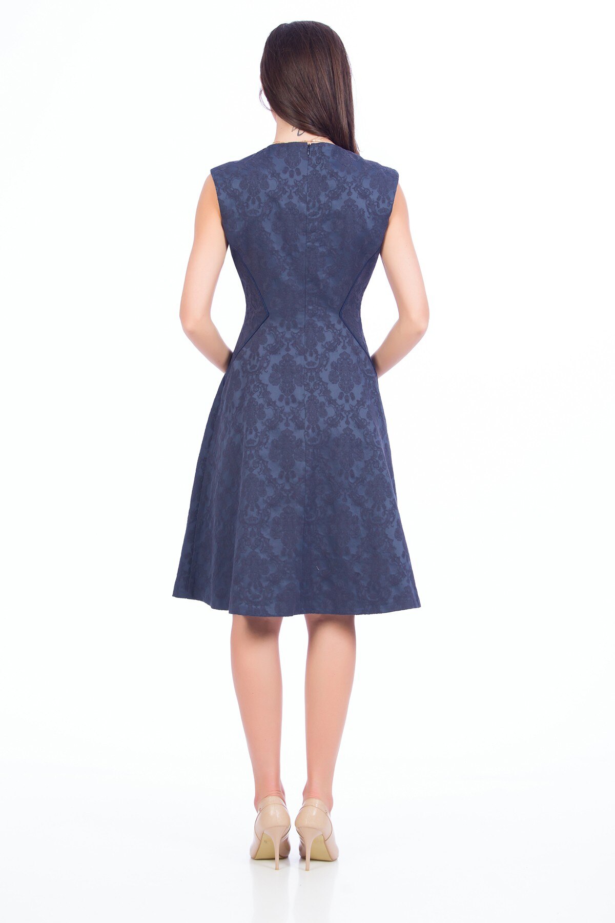 Rochie brocard Enya, Navy Sense, 42 - eMAG.ro