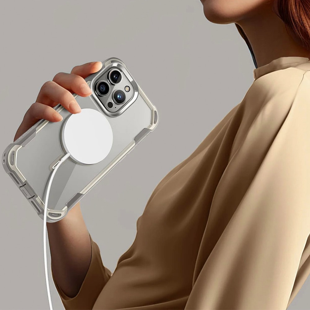 Husa tip MagSafe compatibila cu Apple iPhone 15 Pro, FONIX HardEdge 360 ...